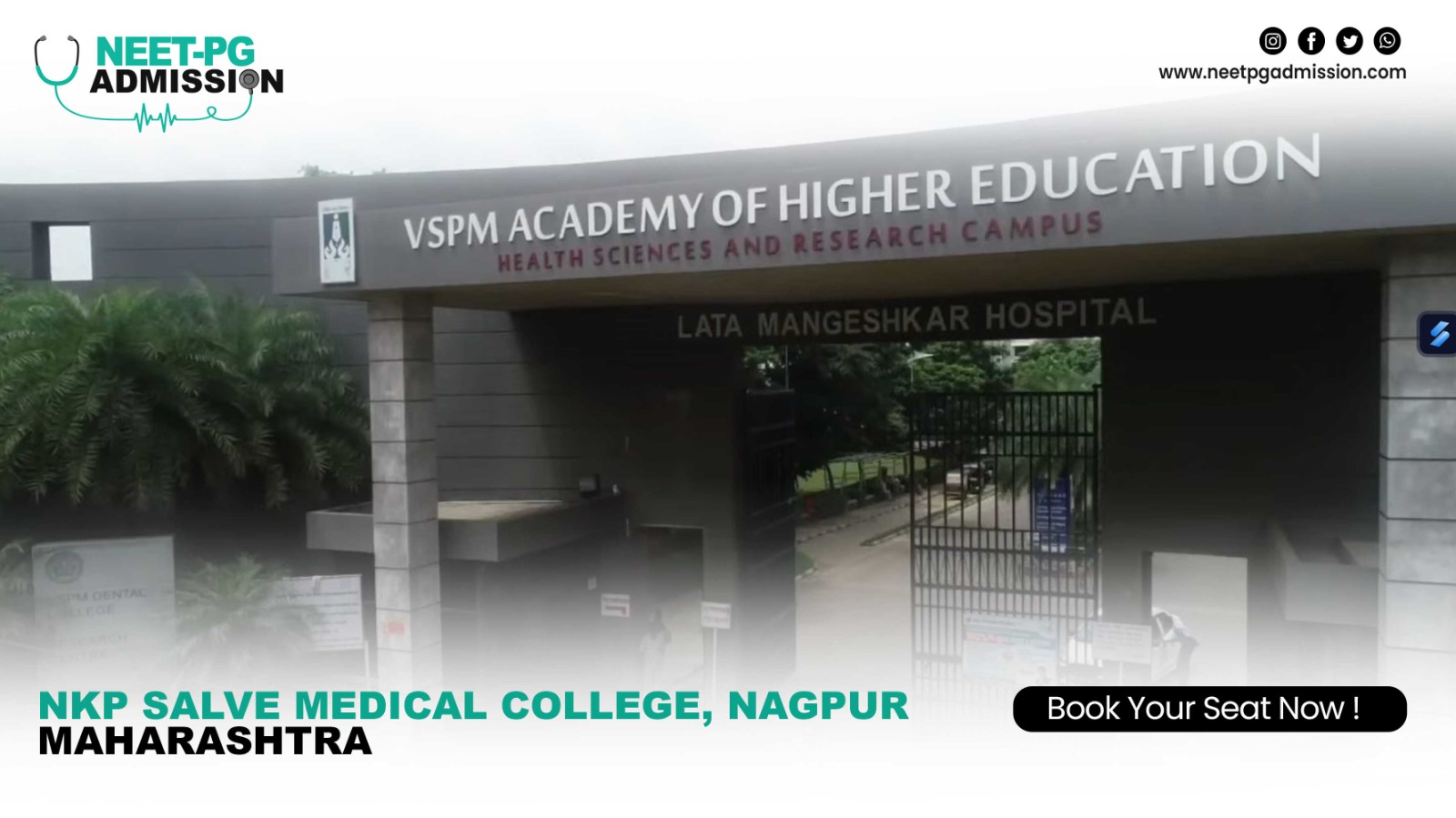 NKP Salve Medical College MBBS,MD,MS Admission 2025-26