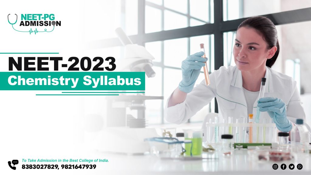 NEET chemistry syllabus 2023 - Olympia