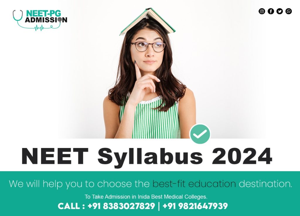 NEET Syllabus 2024 - NTA NEET Subject Wise Syllabus