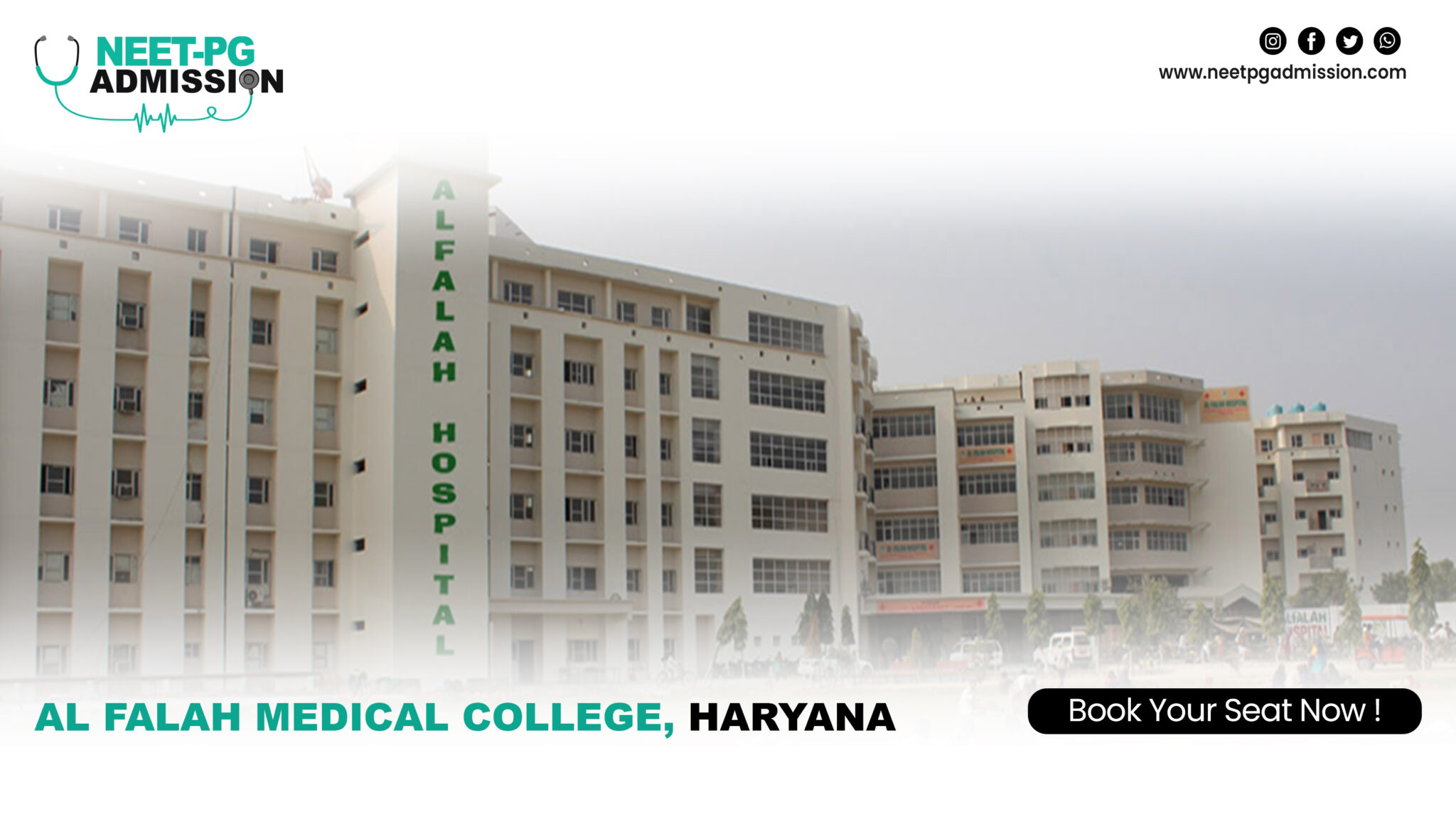 Al Falah Medical College MBBS/MD/MS ADMISSION 2025-26