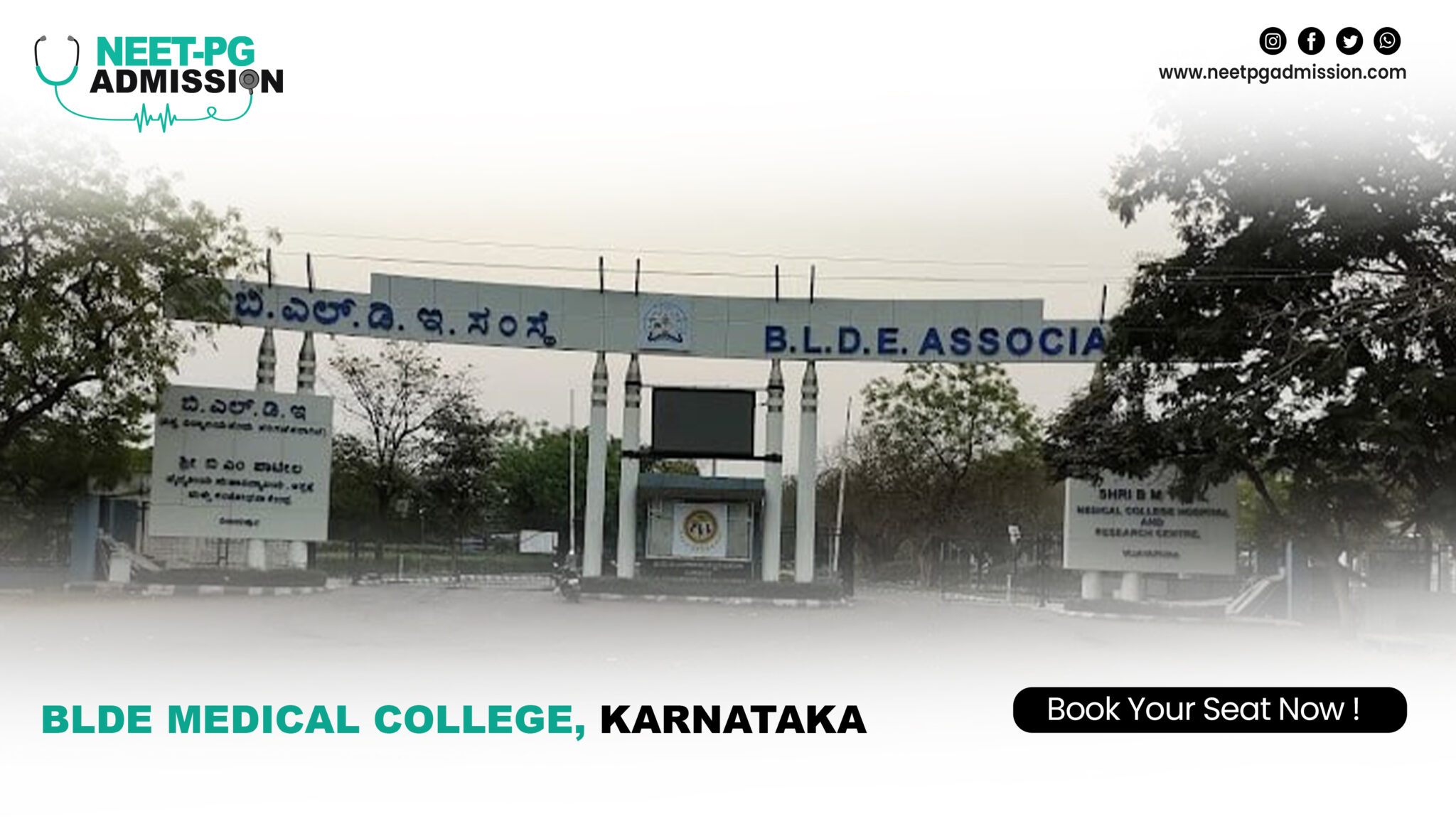 BLDE Medical College MBBS/MD/MS ADMISSION 2025-26