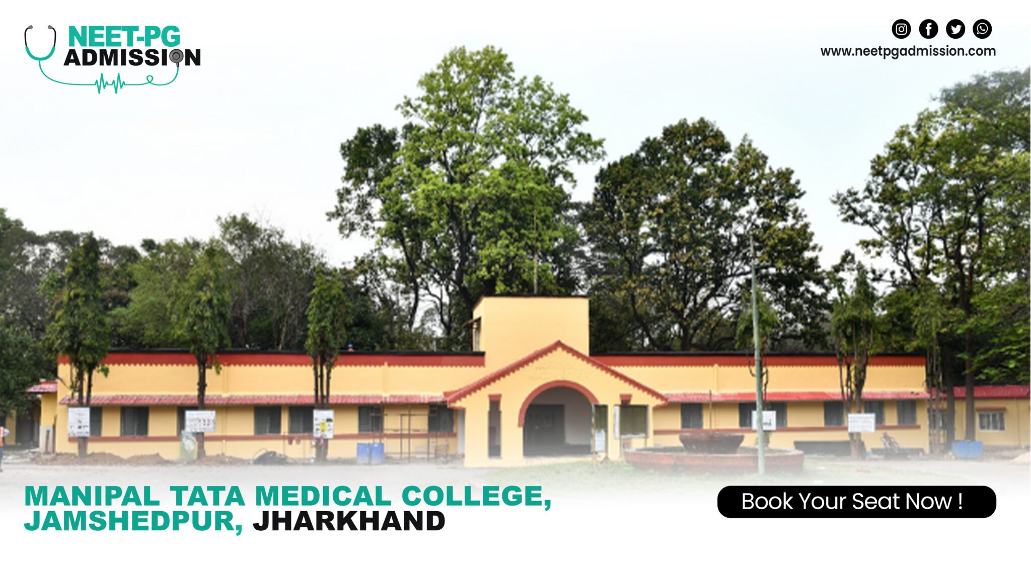 Manipal Tata Medical College MBBS,MD,MS Admission 2025-26
