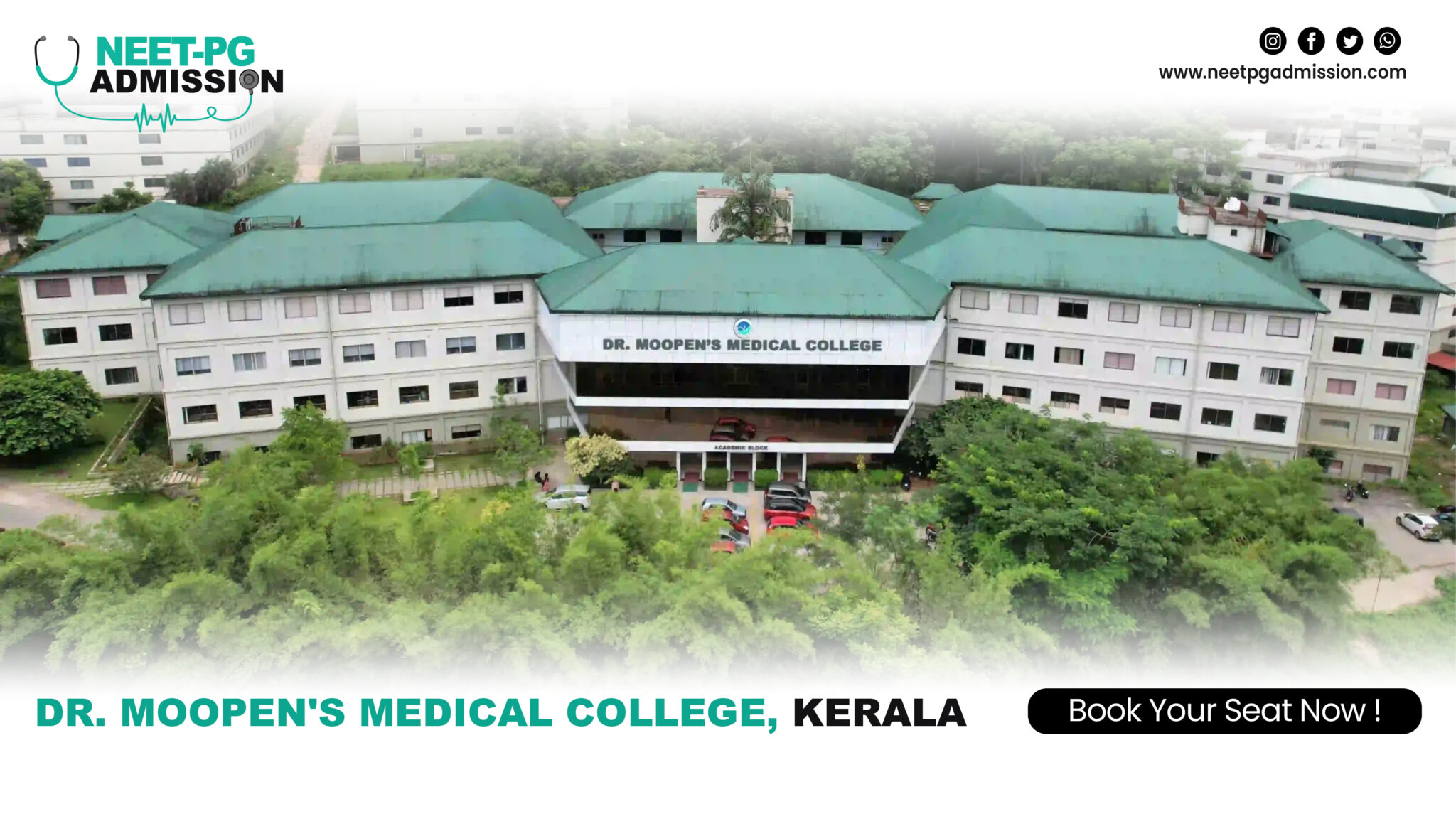 Dr. Moopen’s Medical College MBBS/MD/MS Admission 2025-26